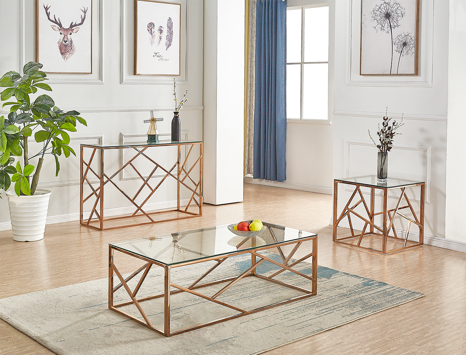 Sidetable Madagascar Goud kopen | WOONENZO